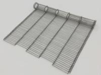 China Stainless Steel Chain Wire Mesh Conveyor Belt -40°F to 2100°F Temperature Range for Food Processing Industry for sale
