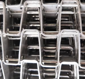 China 316 Stainless Steel Flat Wire Mesh Chain Belt for Conveyor Systems - Custom Sizes Available with 1-Year Warranty for sale