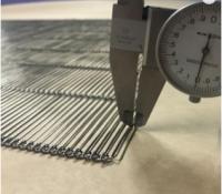 China 304/316 Stainless Steel Flat Flex Wire Conveyor Belt 15mm-6000mm Width with 1.0-3.0mm Wire Diameter for sale
