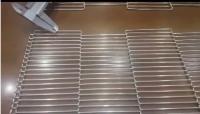 China AISI304 Turn Curve Chain Mesh Conveyor Belt 4mm Mesh Diameter for Food Cooling & Industrial Processing for sale