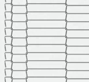 China Stainless Steel Flat Flex Wire Mesh Conveyor Belt 0.1-10mm Diameter for Cooling Cake and Industrial Applications for sale
