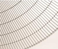 China Stainless Steel Flat Flex Wire Mesh Conveyor Belt 0.1-10mm Diameter for Cooling Cake and Industrial Applications for sale