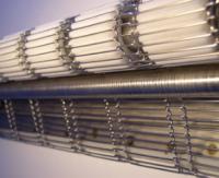 China Stainless Steel Flat Flex Wire Mesh Conveyor Belt 0.1-10mm Diameter for Cooling Cake and Industrial Applications for sale