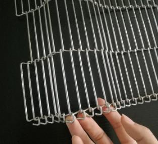 China 304 Stainless Steel Flat Flex Wire Mesh Conveyor Belt 200-3600mm Width for Food Baking Equipment for sale