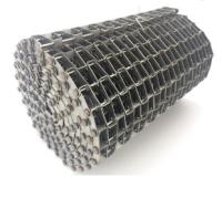China Galvanized Horseshoe Hinged Stainless Steel Conveyor Belt Wire Net - 0.8-3mm Thickness, 19.05-76.2mm Rod Pitch for sale