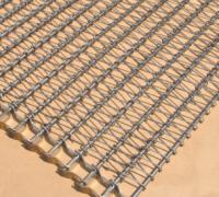 China Custom 304 Stainless Steel Grid Link Conveyor Belt - 5mm to 8mm Rod Diameter, Food Grade Corrosion Resistant for sale