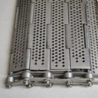 China High Load Stainless Steel Perforated Conveyor Belt Plate Chain 0.8-3mm Thickness 0.2-4m Width Customizable for sale