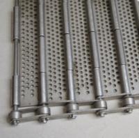 China High Load Stainless Steel Perforated Conveyor Belt Plate Chain 0.8-3mm Thickness 0.2-4m Width Customizable for sale