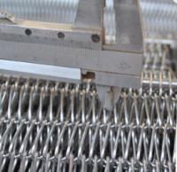 China 304 Stainless Steel Balanced Weave Conveyor Belt 0.2-4.0m Width For Food Processing Applications for sale