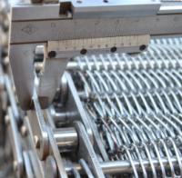 China 304 Stainless Steel Balanced Weave Conveyor Belt 0.2-4.0m Width For Food Processing Applications for sale