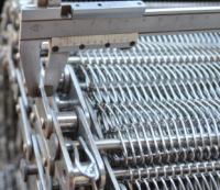 China 304 Stainless Steel Balanced Weave Conveyor Belt 0.2-4.0m Width For Food Processing Applications for sale
