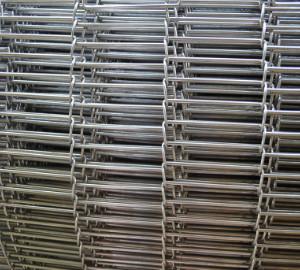 China 430 Stainless Steel Food Mesh Belt for Meat Egg Conveyor Systems with 1mm Minimum Wire Diameter for sale