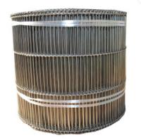 China 316 Stainless Steel Flat Flex Conveyor Belt 1-2.8mm Wire Diameter for Food Processing and Baking Applications for sale