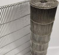 China 304 Stainless Steel Chain Wire Mesh Conveyor Belt for Furnace - 0.9-2.35mm Wire Diameter, 3-14 Inch Width for sale