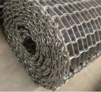 China 304 Stainless Steel Flex Weave Square Wire Mesh Conveyor Belt 20-200cm Width with 1.2mm Thickness for Industrial Applications for sale