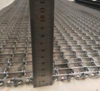 China 304 Stainless Steel Flex Weave Square Wire Mesh Conveyor Belt 20-200cm Width with 1.2mm Thickness for Industrial Applications for sale