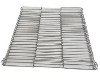 China Type B Stainless Steel 304 Mesh Conveyor Belt for Food Processing - 1.0-3.0mm Wire Diameter Options for sale