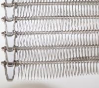 China SS304 Stainless Steel Spiral Grid Conveyor Belt 600mm Width with 31.75mm Rod Pitch for Industrial Applications for sale