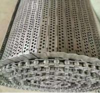 China SUS304 Stainless Steel Perforated Chain Plate Conveyor Belt 0.38x5m for Food Industry for sale
