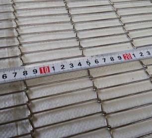 China Light Weight Flat Flex SS Wire Mesh Conveyor Belt 72x0.035