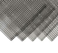 China Rolled 4x8 Steel Galvanized Diamond Mesh Wire Conveyor Belts for Biscuit Baking Ovens with 1.2-1.5mm Wire Diameter for sale