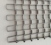 China Stainless Steel Honeycomb Compound Wire Mesh Conveyor Belt 304/316 for Food Processing and Industrial Applications for sale