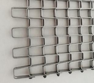China Stainless Steel Honeycomb Compound Wire Mesh Conveyor Belt 304/316 for Food Processing and Industrial Applications for sale