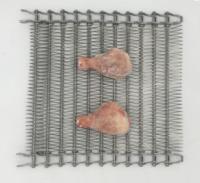 China Flat Wire Herringbone Conveyor Belt 19.05-38.1mm Pitch for Bread Cooling Industry for sale