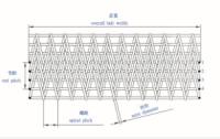 China OEM Metal Honeycomb Expanded Steel Mesh Conveyor Belt 100-4000mm Width with 1-3mm Wire Diameter for sale