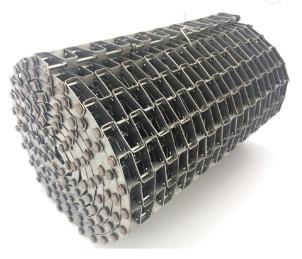 China Galvanized Honeycomb Stainless Steel Conveyor Belt Wire for Baking and Drying - 100-6000mm Width, 2-12mm Rod Diameter for sale