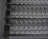 China Stainless Steel Spiral Wire Conveyor Belt for Continuous Furnace - 1.0-3.0mm Wire, 750-1150°C Temperature Range for sale