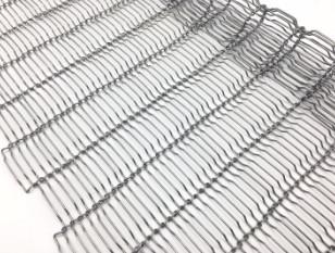 China Stainless Steel Flat Flex Conveyor Belt 100-400mm Width with 4-20mm Pitch for Industrial Oven Baking for sale