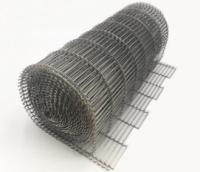 China Stainless Steel Flat Flex Conveyor Belt 100-400mm Width with 4-20mm Pitch for Industrial Oven Baking for sale