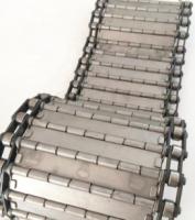 China Galvanized Stainless Steel Plate Chain Conveyor Belt for CNC Chip Removal - Custom Pitch & Length Options for sale