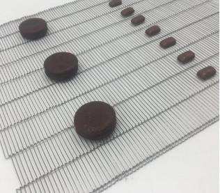 China Stainless Steel Flat Chain Link Conveyor Belt for Food Processing - Custom Sizes Available in 304/316 Grade for sale