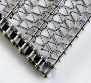 China Balanced Weave Conveyor Guard Flat Flex Belt 80 Micron Nickel Wire 0.023-2.8mm Diameter for sale