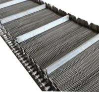 China Stainless Steel Chain Link Wire Mesh Conveyor Belt 150-5500mm Width -40℃ to 1300℃ Temperature Range for sale