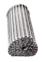 China Hinged Stainless Steel Slat Chain Conveyor Belt 1m x 0.5m for Chip Handling with Large Load Capacity for sale