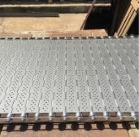 China 110V/220V Stainless Steel Slat Chain Wire Mesh Conveyor Belt with 1.5-Year Warranty and Custom Width Options for sale