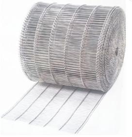 China Food Grade 304 Stainless Steel Flat Flex Wire Mesh Conveyor Belt 200-3600mm Width for Bread Baking and Food Processing for sale