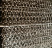 China 304 Stainless Steel Chain Link Wire Mesh Conveyor Belt with 86% Open Area for Industrial Cleaning and Drying Applications for sale