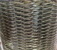 China 316L Stainless Steel Conveyor Flat Flex Belt Chain Link Mesh - 1.2-4mm Wire Diameter, 30-100mm Rod Pitch for sale