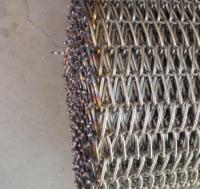 China 316L Stainless Steel Conveyor Flat Flex Belt Chain Link Mesh - 1.2-4mm Wire Diameter, 30-100mm Rod Pitch for sale