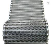 China Plain Weave Sintered Stainless Steel Filtration Mesh Conveyor Belt 150-5500mm Width -40℃ to 1300℃ Temperature Range for sale