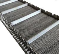 China Plain Weave Sintered Stainless Steel Filtration Mesh Conveyor Belt 150-5500mm Width -40℃ to 1300℃ Temperature Range for sale