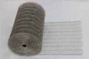 China Stainless Steel Flat Flex Conveyor Belt with 86% Open Mesh Area - Food Grade 304/316 Material for Industrial Applications for sale