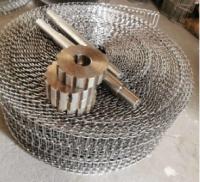 China Food Grade SUS304 Flat Flex Metal Wire Mesh Conveyor Belt 1-3mm Wire Diameter 70-85% Open Area for sale
