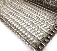 China SS 304 Stainless Steel Spiral Wire Mesh Conveyor Belt 0.8-3mm Wire Diameter for Dry Nuts Roasting Machines for sale