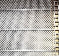China Customized Food Industry Diamond Mesh Steel Plate Conveyor Belt for sale