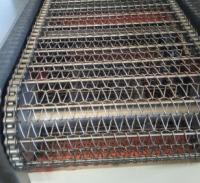 China 316 Stainless Steel Expanded Metal Diamond Mesh Wire Conveyor Belt For Egg Tray Dryers for sale
